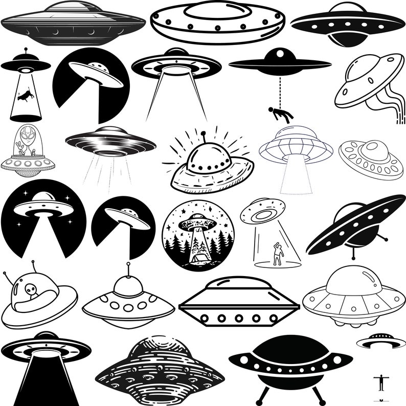 Ufo Svg Bundle Ufo Svg Aliens Dxf Ufo Png Ufo Svg For Cricut Alien