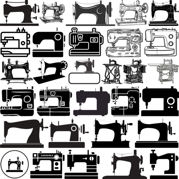 Sewing Machine Svg - Etsy
