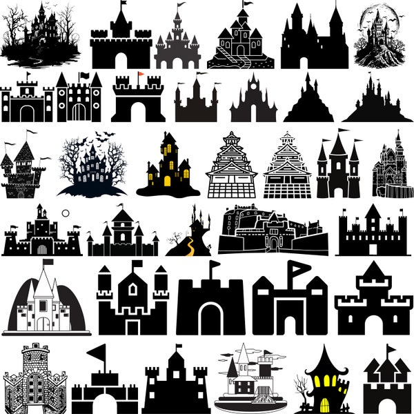 Castle Svg - Etsy