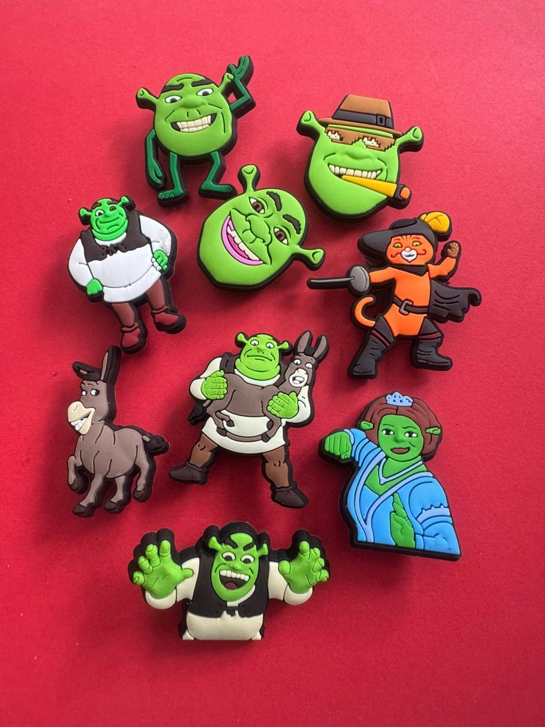 Shrek Croc Shoe Charms Croc Jibbitz Charms Selection of 2 - Etsy