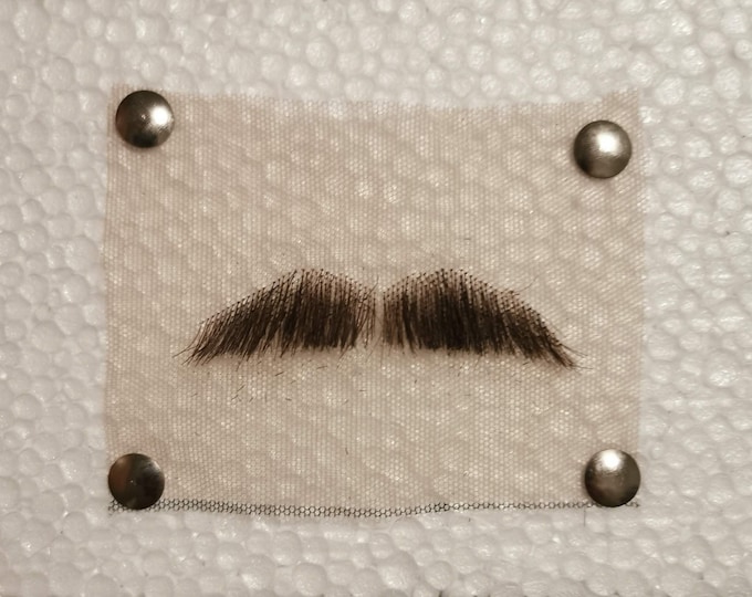 Pencil Moustache, 1920's Inspired Real Hair Fake Moustache - Etsy