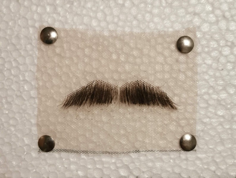 Pencil Moustache 1920's Inspired Real Hair Fake Moustache - Etsy