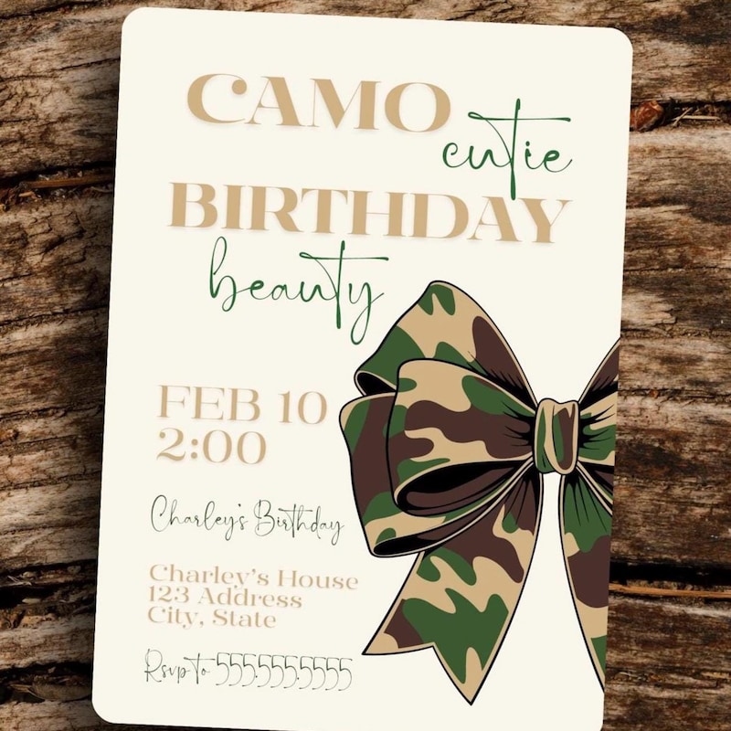 Pink Hunting Invitation - Etsy