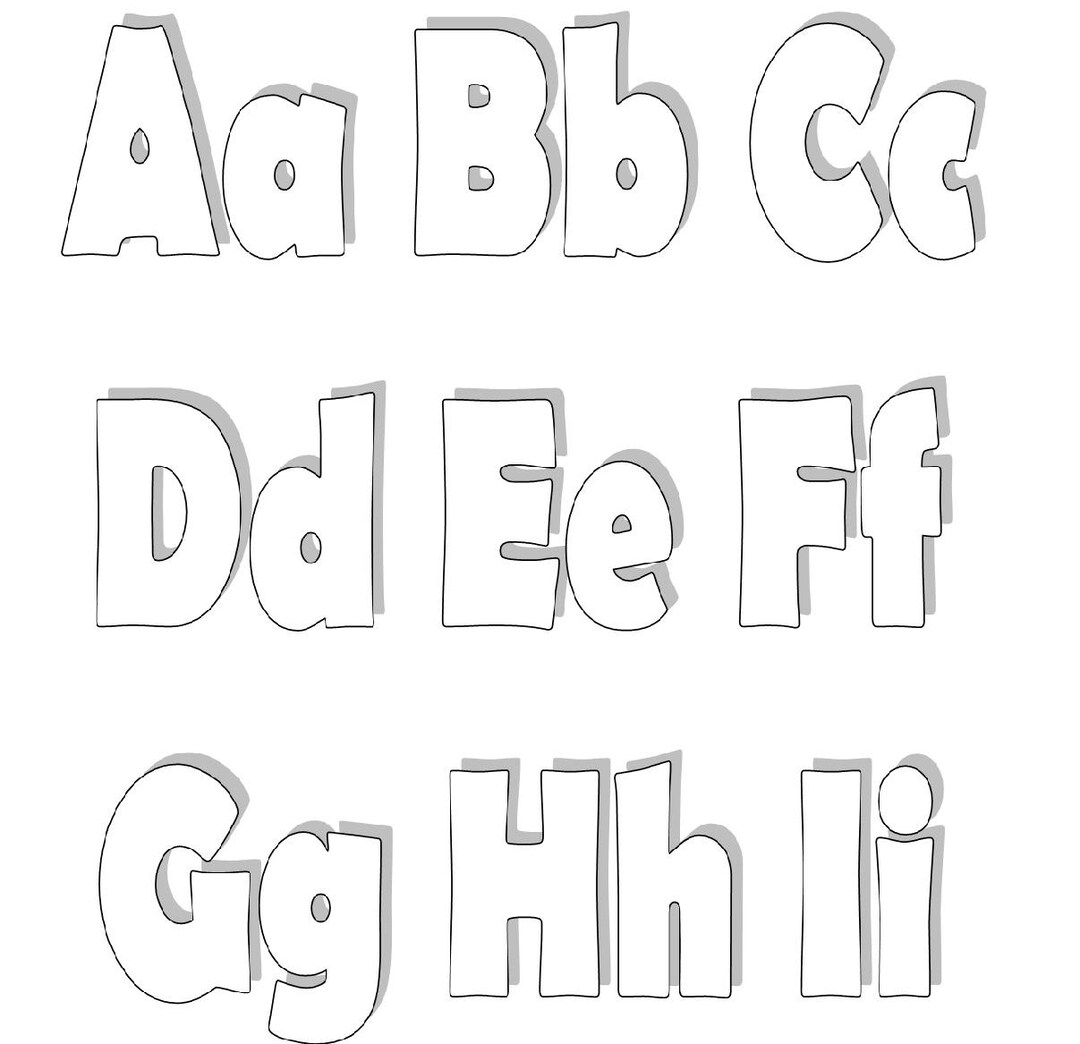 Alphabet Coloring Pages, Number Coloring Pages, Shading for Kids ...