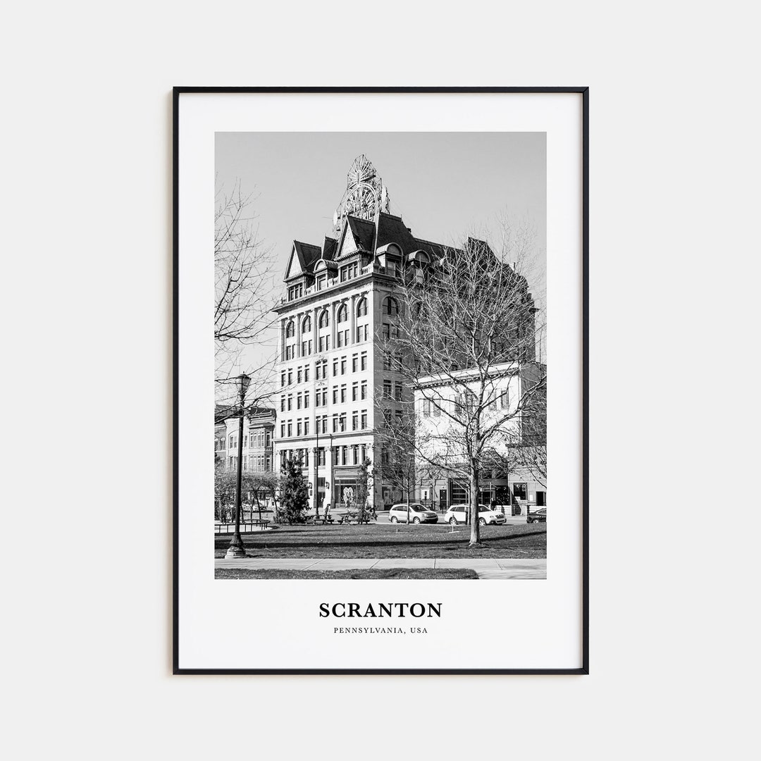 Scranton Wall Art No 1, Scranton Wall Decor, Scranton Poster, Scranton ...