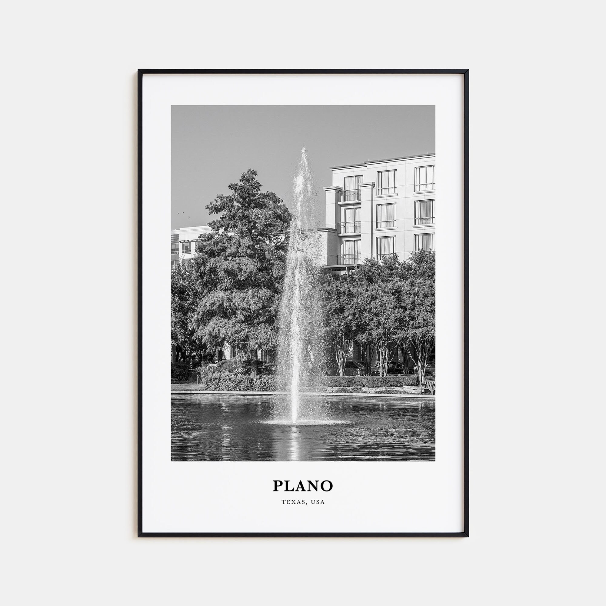 Plano Wall Art, Plano Wall Decor, Plano Poster, Plano Home Decor, Plano Travel Gift, Plano ...