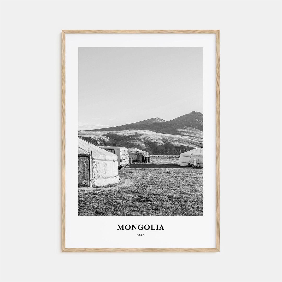 Mongolia Wall Art, Mongolia Wall Decor, Mongolia Poster, Mongolia Home ...