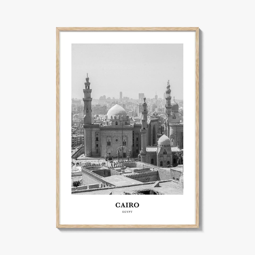Poster Kairo: Eleganter Stadtansicht-Fotografie-Druck - Etsy.de