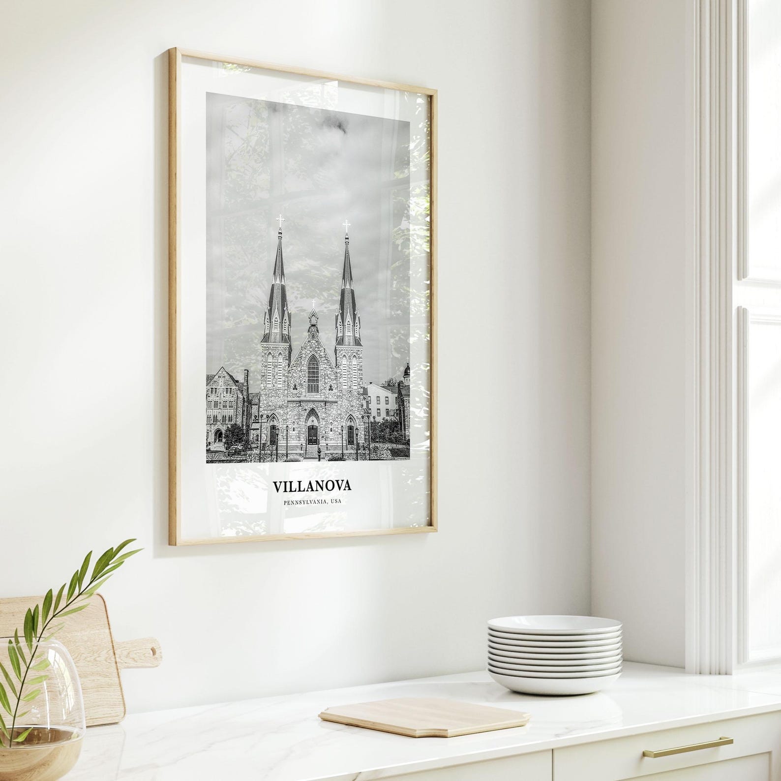 Villanova Wall Art, Villanova Wall Decor, Villanova Poster, Villanova ...