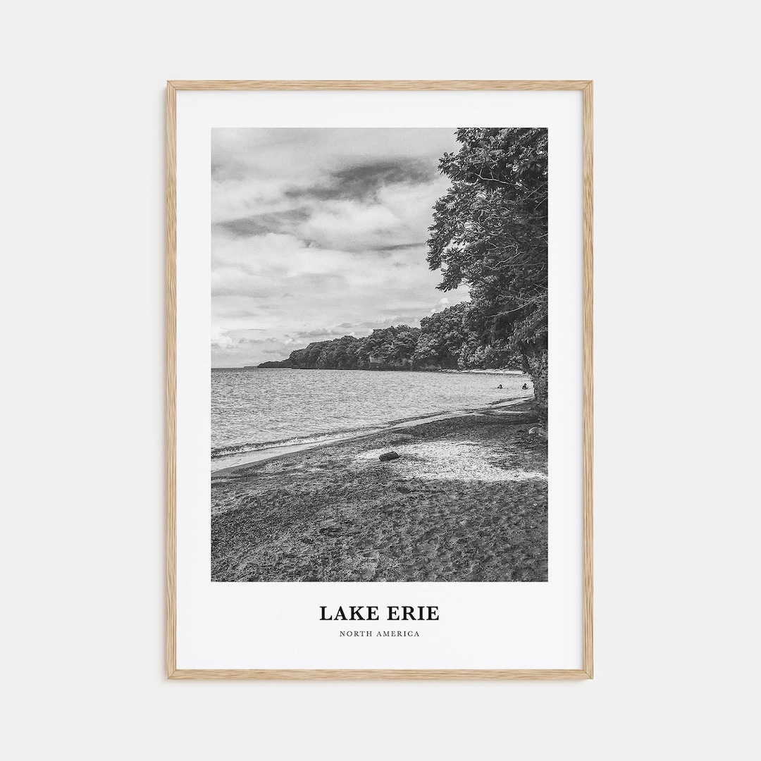 Lake Erie Wall Art, Lake Erie Wall Decor, Lake Erie Poster, Lake Erie ...