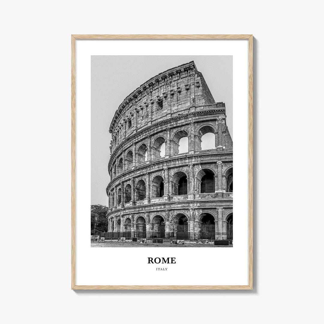 Rome Colosseum Print: Italy Travel Photography, Home Decor - Etsy