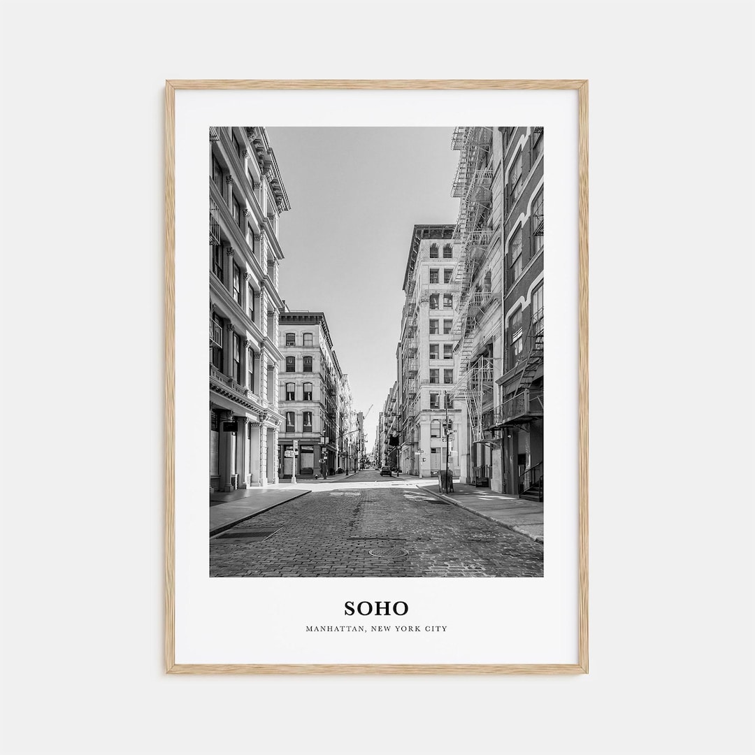 Soho Wall Art New York City No 2, Soho Wall Decor, Soho Poster, Soho ...