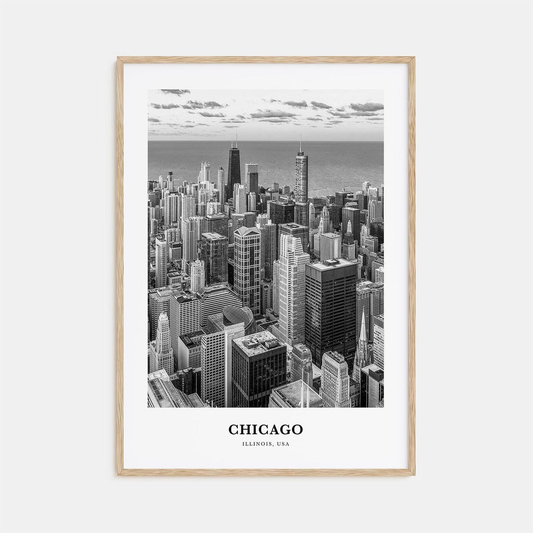 Chicago Wall Art No 3, Chicago Wall Decor, Chicago Poster, Chicago Home ...