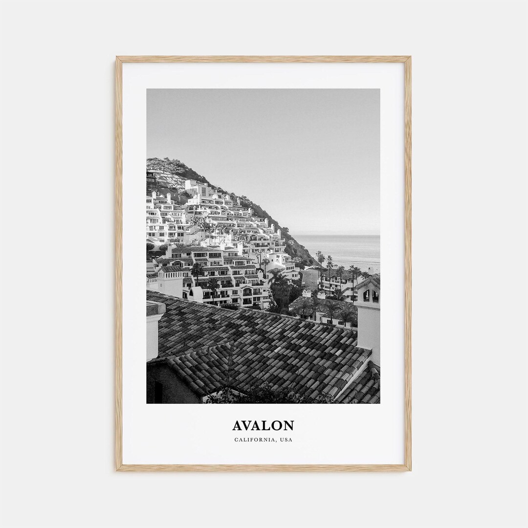 Avalon Wall Art California, Avalon Wall Decor, Avalon Poster, Avalon ...