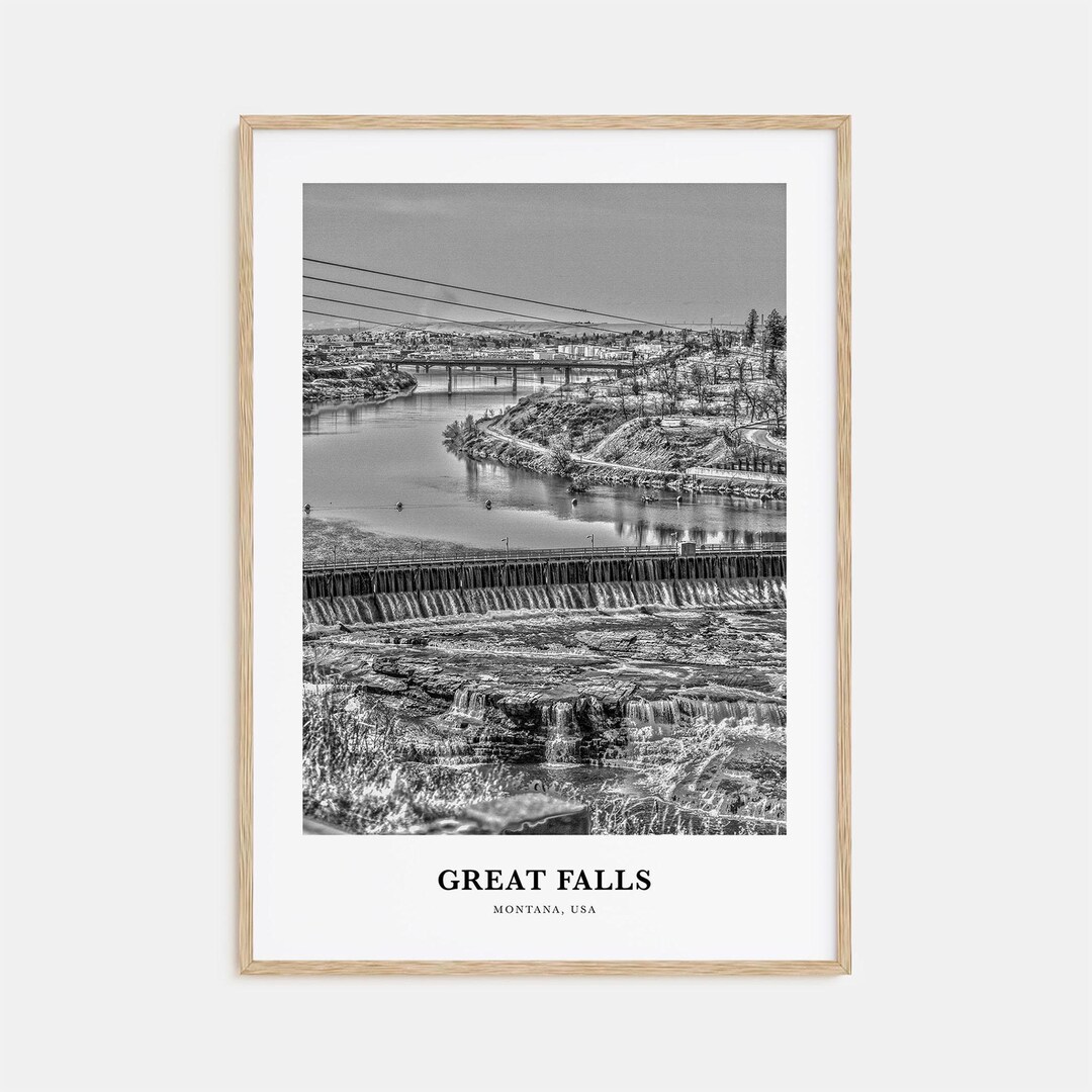 Great Falls Wall Art Montana, Great Falls Wall Decor, Great Falls ...