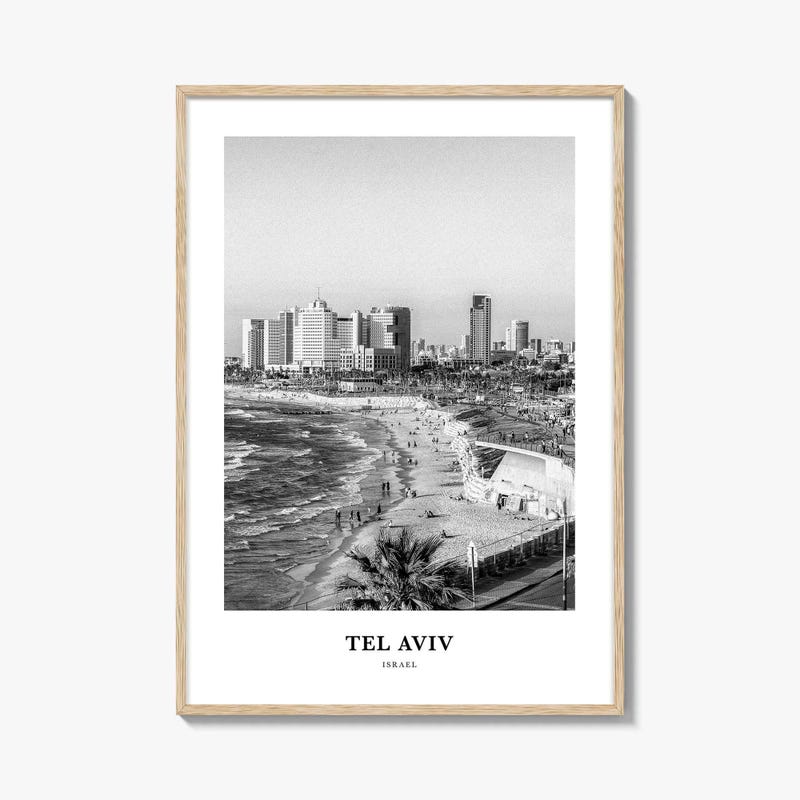Tel Aviv Poster - Etsy