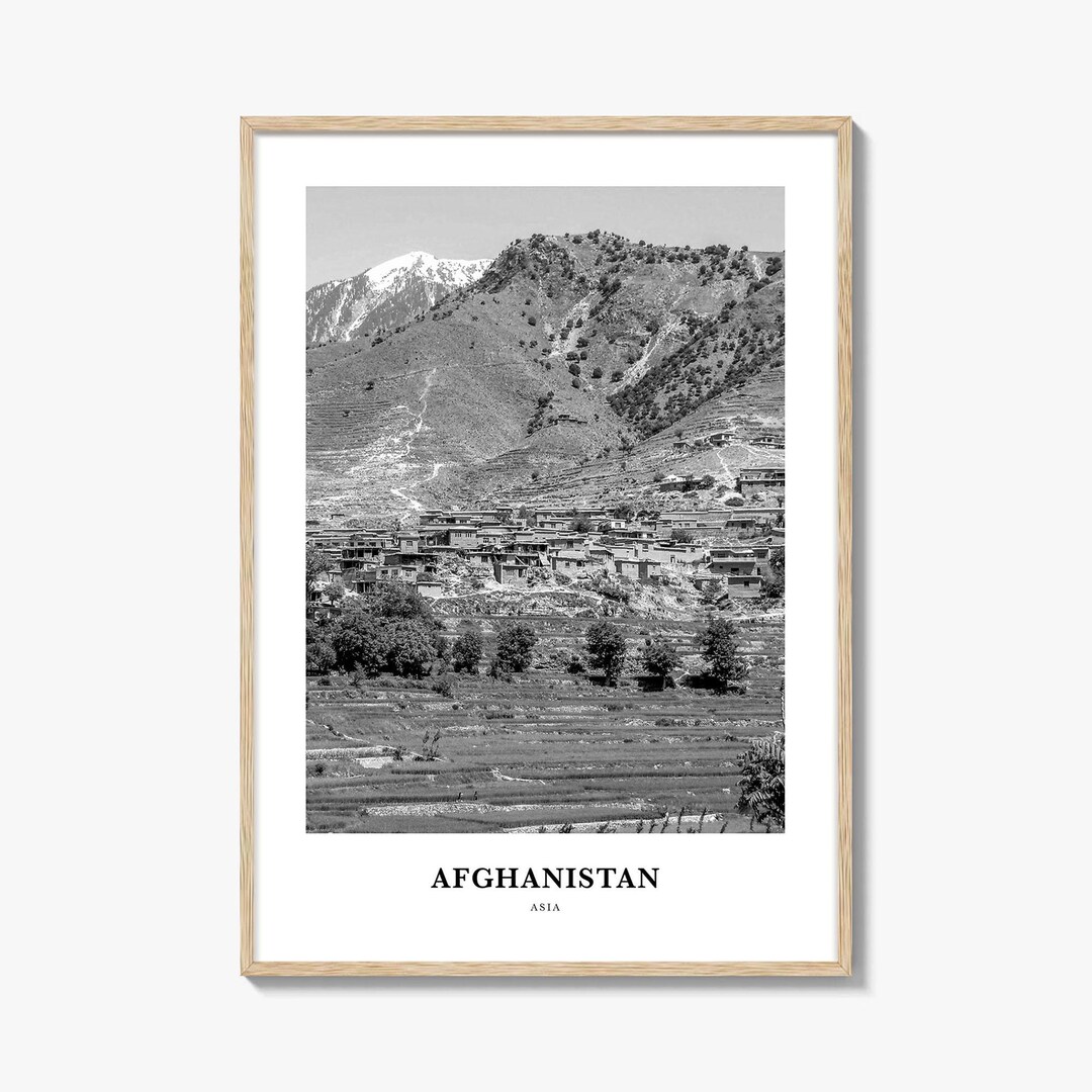 Afghanistan Wall Art No 2, Afghanistan Wall Decor, Afghanistan Poster ...