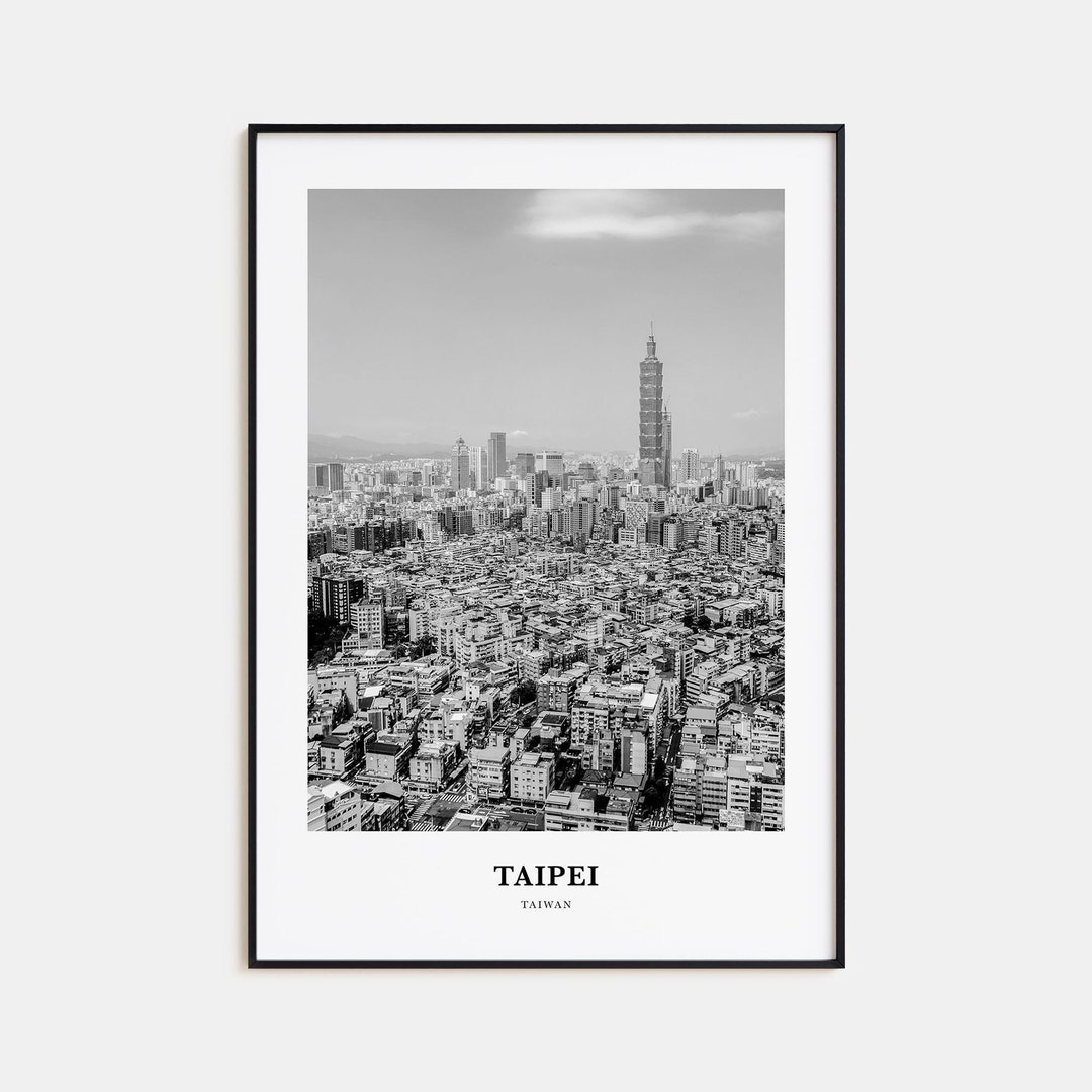 Taipei Wall Art No 2, Taipei Wall Decor, Taipei Poster, Taipei Home ...
