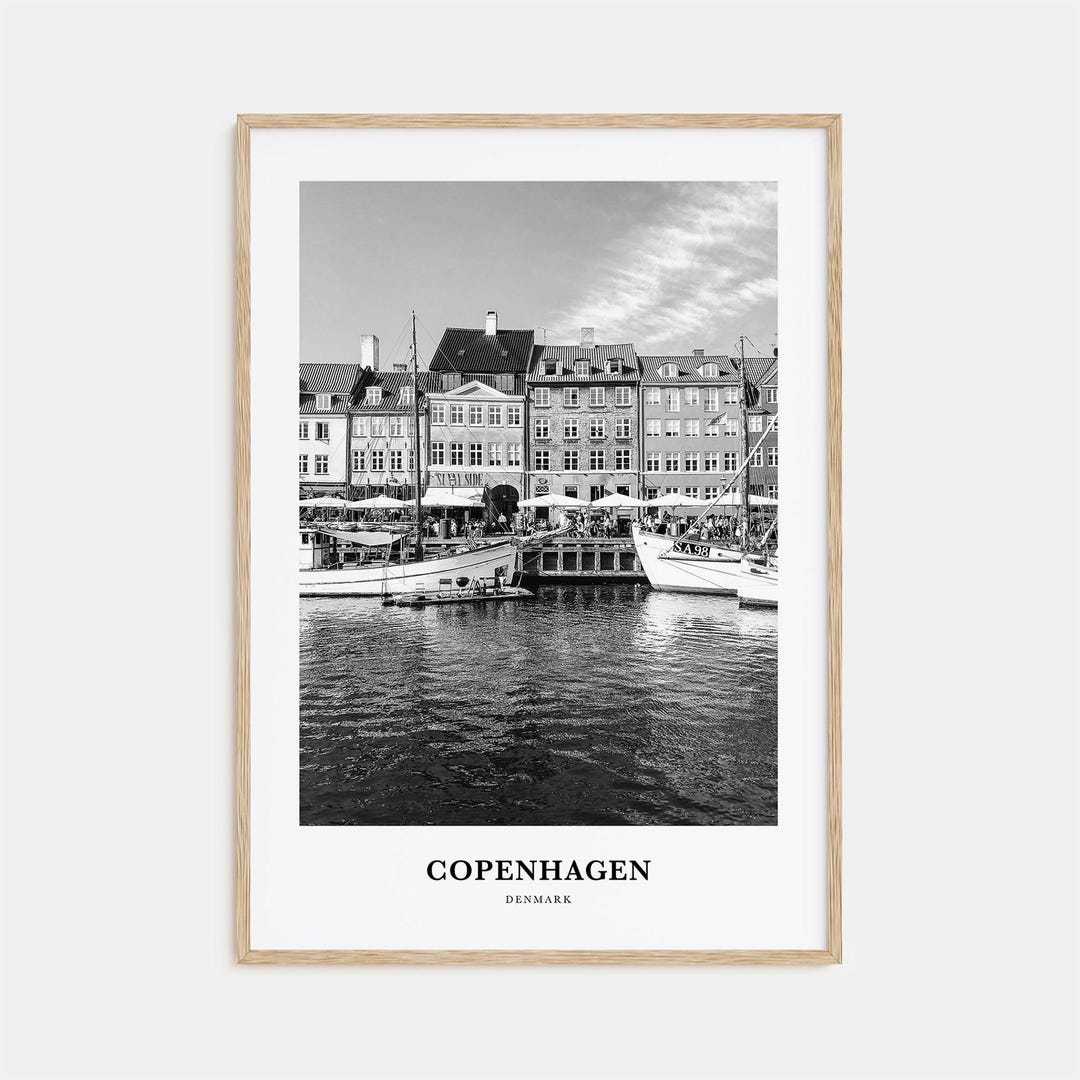 Copenhagen Wall Art No 1, Copenhagen Wall Decor, Copenhagen Poster ...