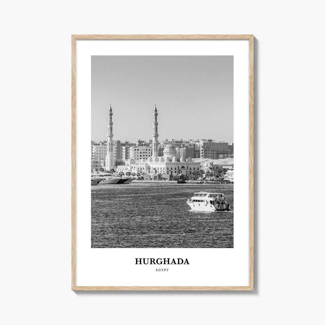 Hurghada Travel Poster: Elegant Egypt Photography Print - Etsy