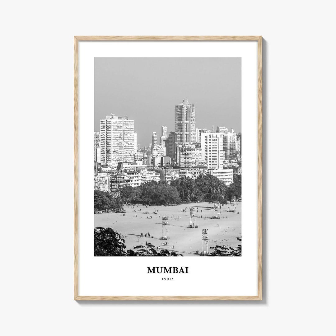 Mumbai Travel Poster: Elegant City Photography Print - Etsy