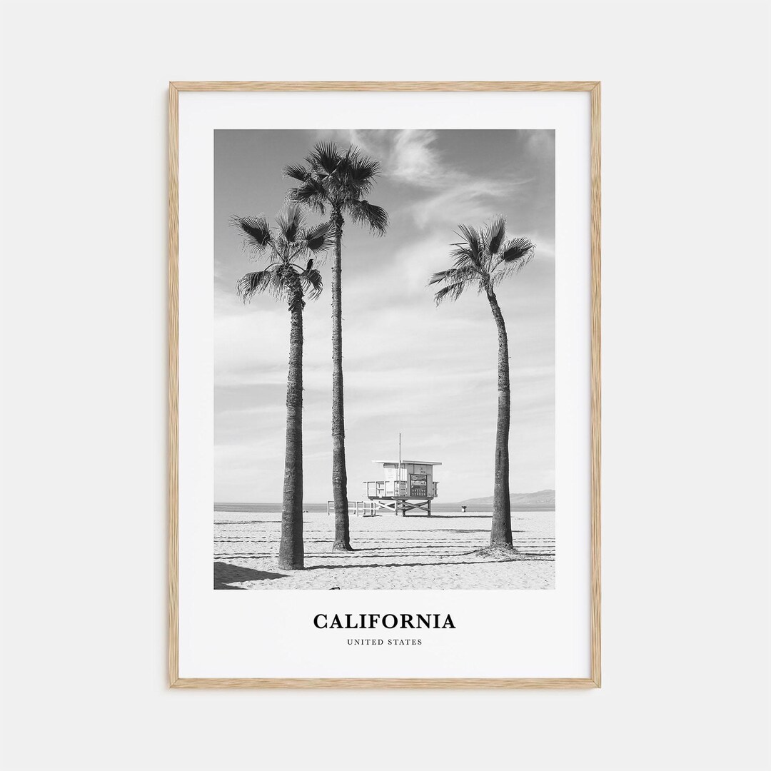 California Wall Art No 2, California Wall Decor, California Poster ...