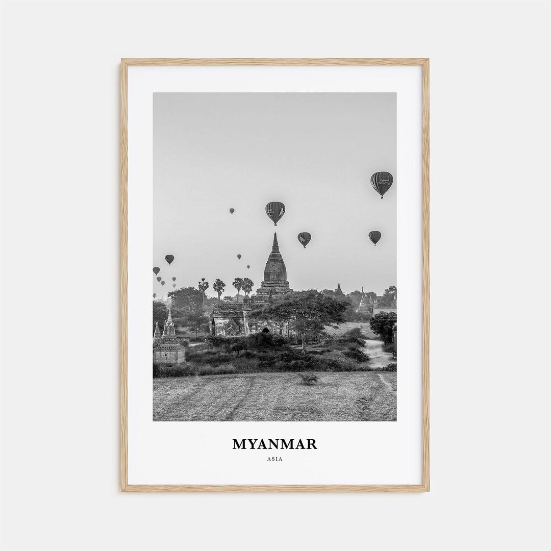 Myanmar Wall Art, Myanmar Wall Decor, Myanmar Poster, Myanmar Home ...