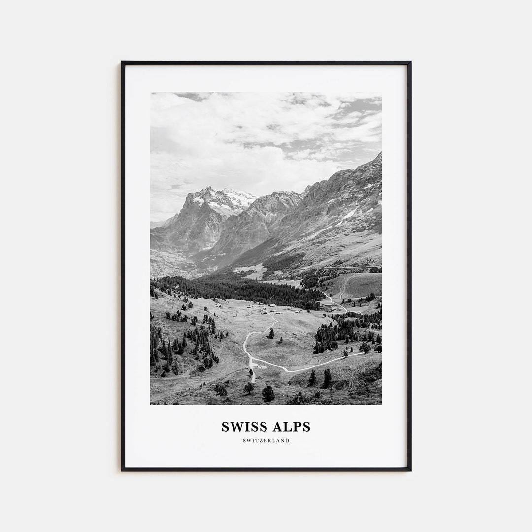 Swiss Alps Wall Art Swiss Alps Wall Decor Swiss Alps Poster - Etsy