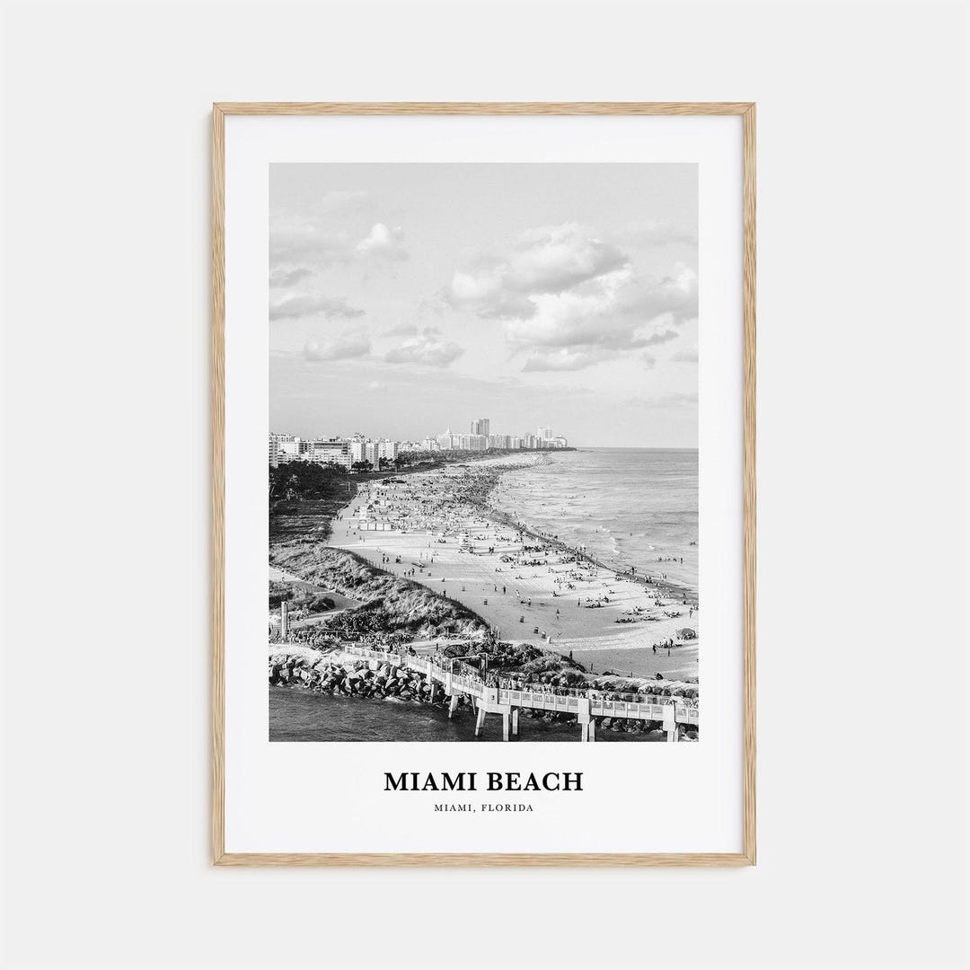 Miami Beach Wall Art, Miami Beach Wall Decor, Miami Beach Poster, Miami ...