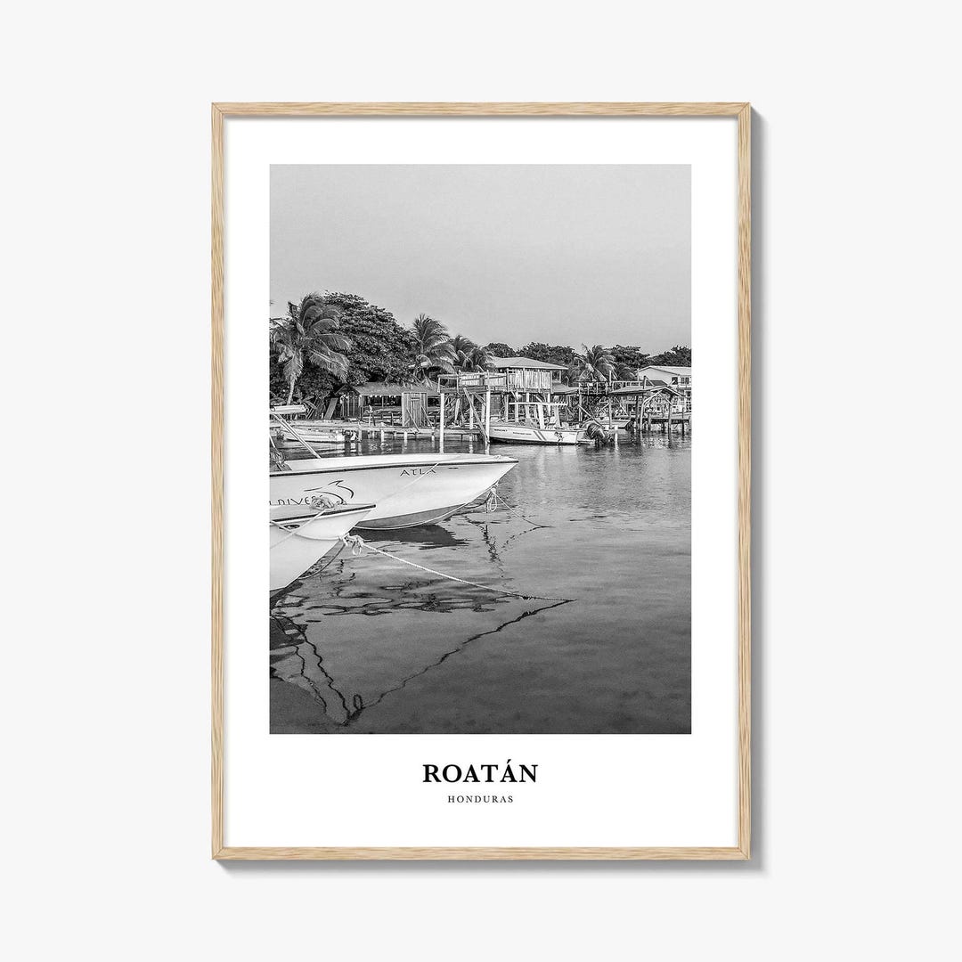 Roatan Wall Art, Roatán Wall Decor, Roatán Poster, Roatán Home Decor ...
