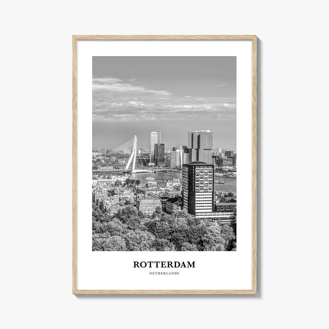 Rotterdam Wall Art No 2, Rotterdam Wall Decor, Rotterdam Poster ...