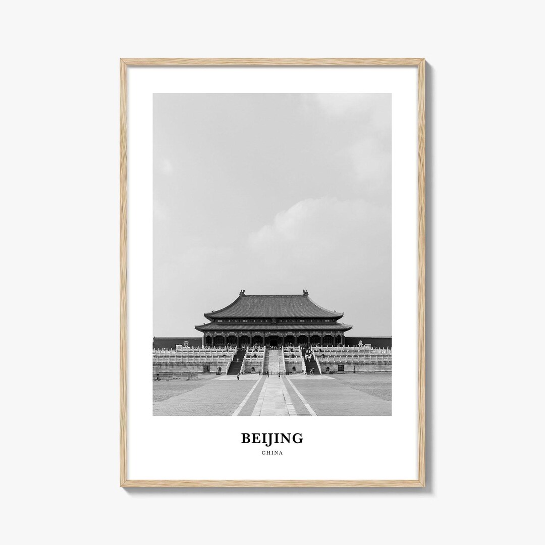 Beijing Wall Art No 2, Beijing Wall Decor, Beijing Poster, Beijing Home ...