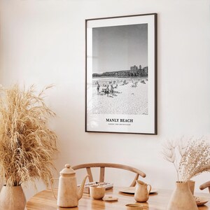 Manly Beach Wall Art, Manly Beach Wall Decor, Manly Beach Poster, Manly ...
