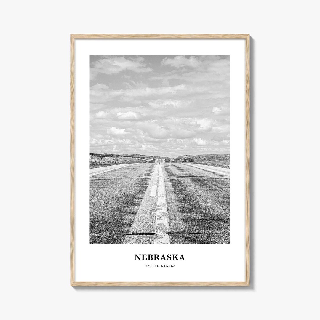 Nebraska Travel Poster: Timeless Photography Print - Etsy