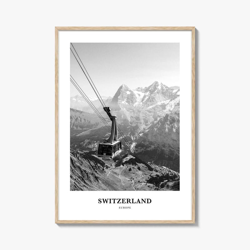 Bernese Oberland Poster - Etsy