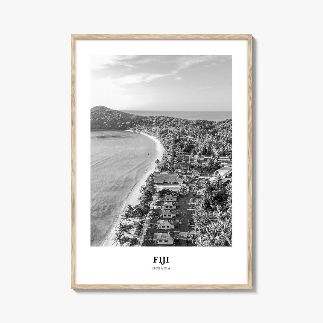 Fiji Wall Art No 1, Fiji Wall Decor, Fiji Poster, Fiji Home Decor, Fiji ...