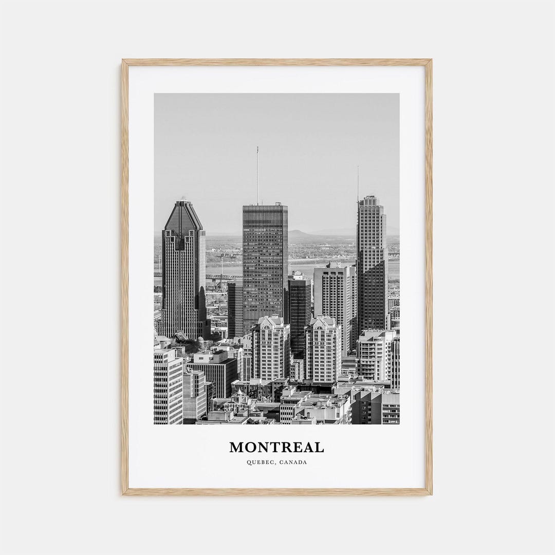 Montreal Wall Art No 2, Montreal Wall Decor, Montreal Poster, Montreal ...