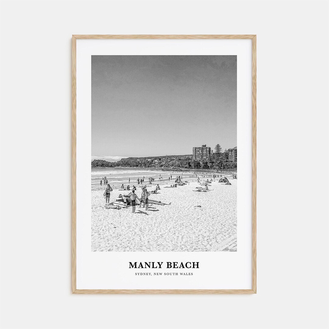 Manly Beach Wall Art, Manly Beach Wall Decor, Manly Beach Poster, Manly ...