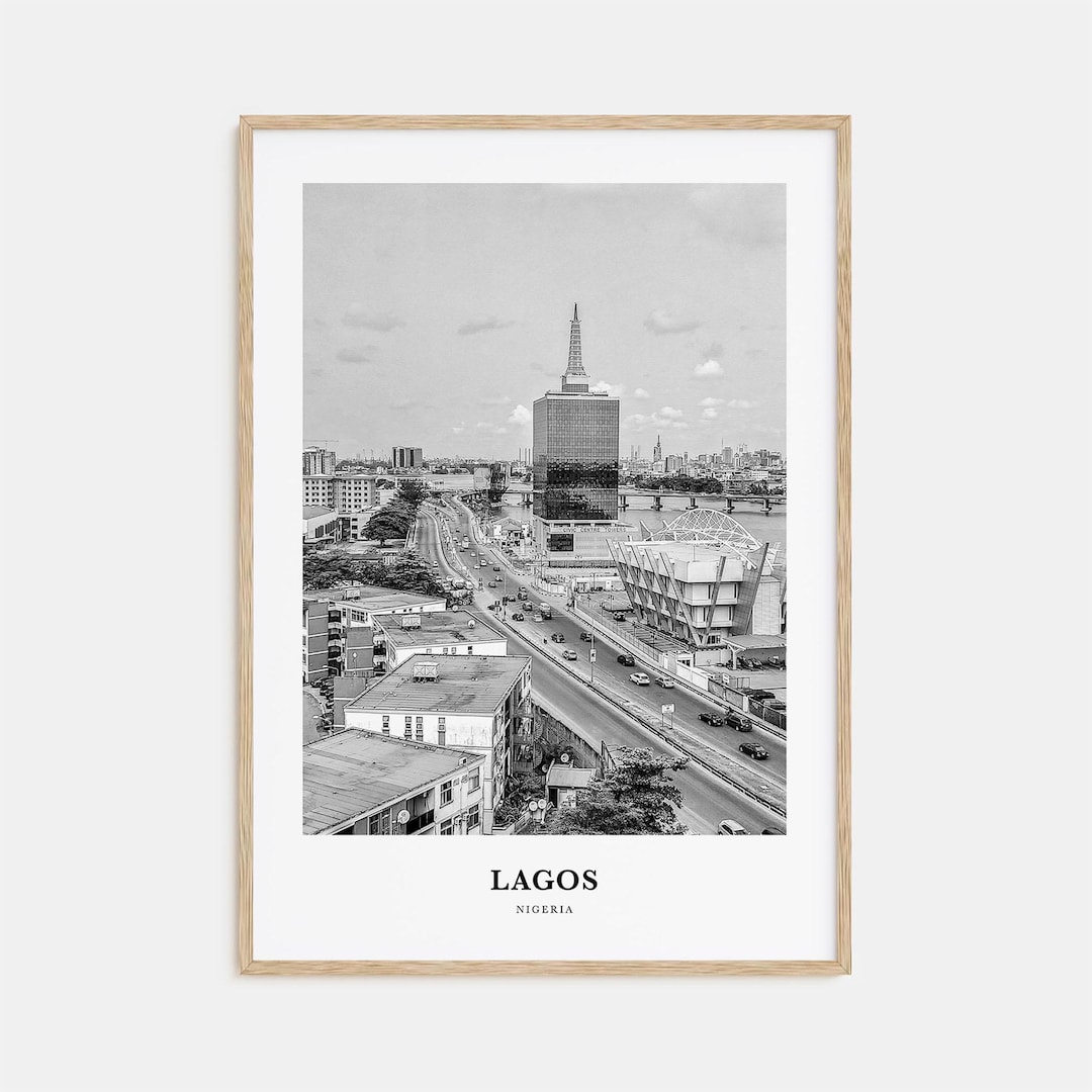 Lagos Wall Art Nigeria No 2, Lagos Wall Decor, Lagos Poster, Lagos Home ...