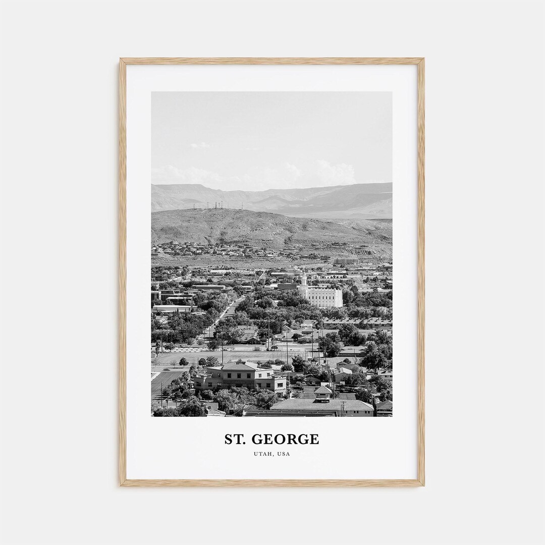 St George Wall Art, St. George Wall Decor, St. George Poster, St ...