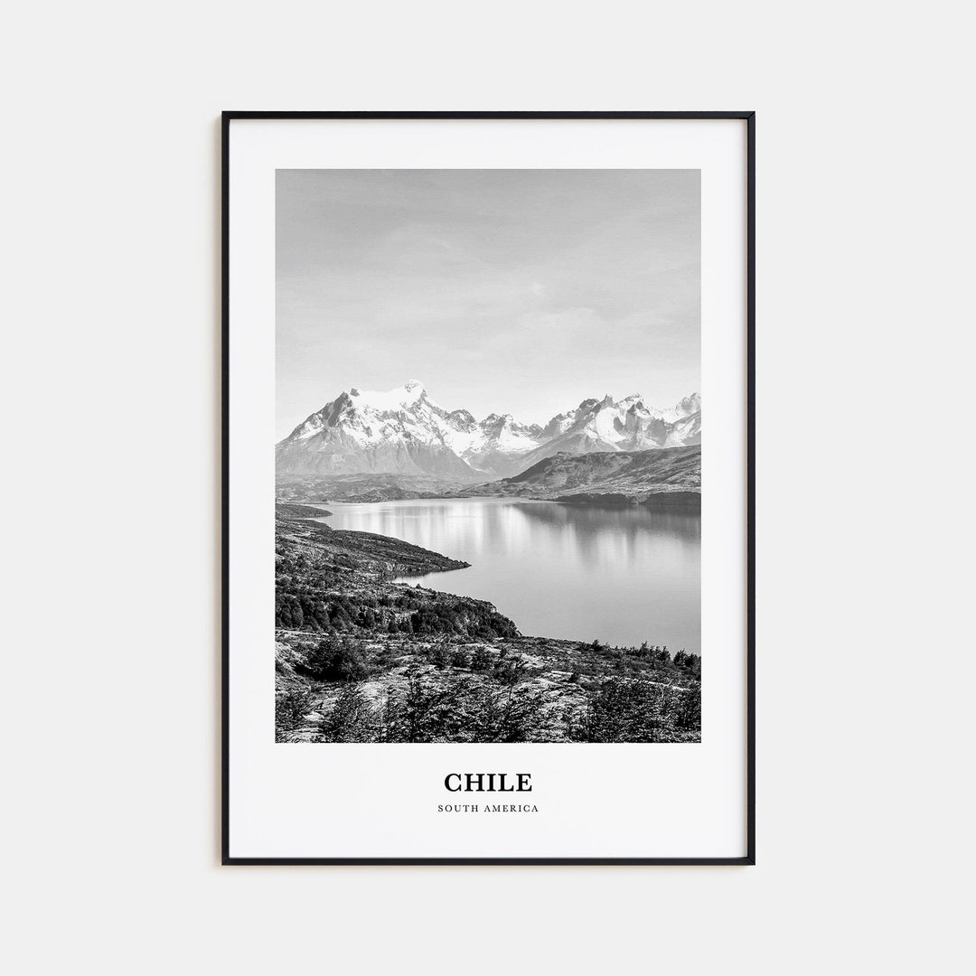Chile Wall Art No 1 Chile Wall Decor Chile Poster Chile - Etsy