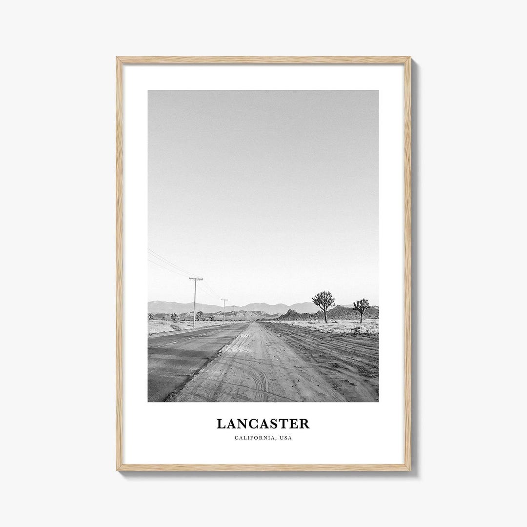 Lancaster Wall Art California, Lancaster Wall Decor, Lancaster Poster ...