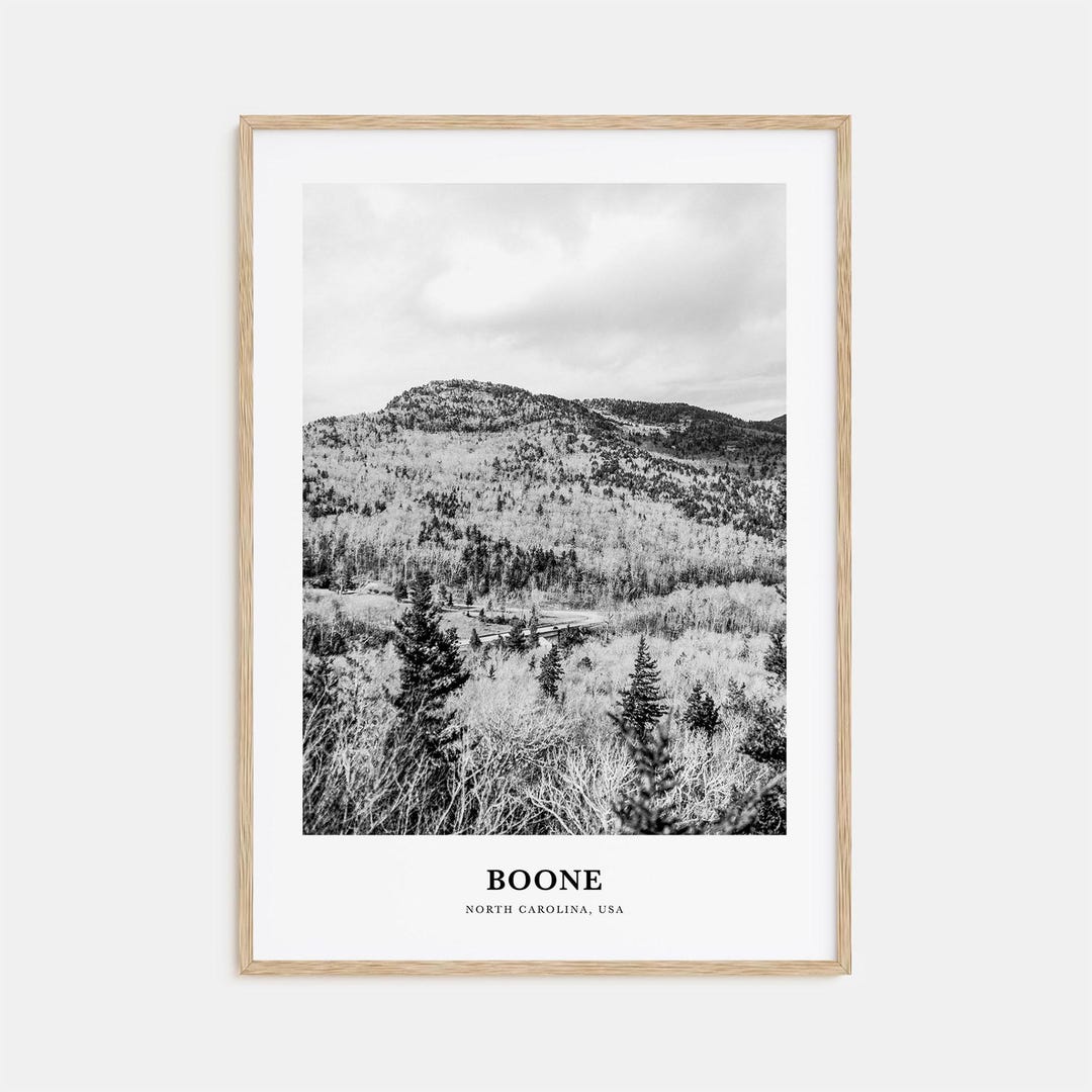 Boone Wall Art No 2, Boone Wall Decor, Boone Poster, Boone Home Decor ...