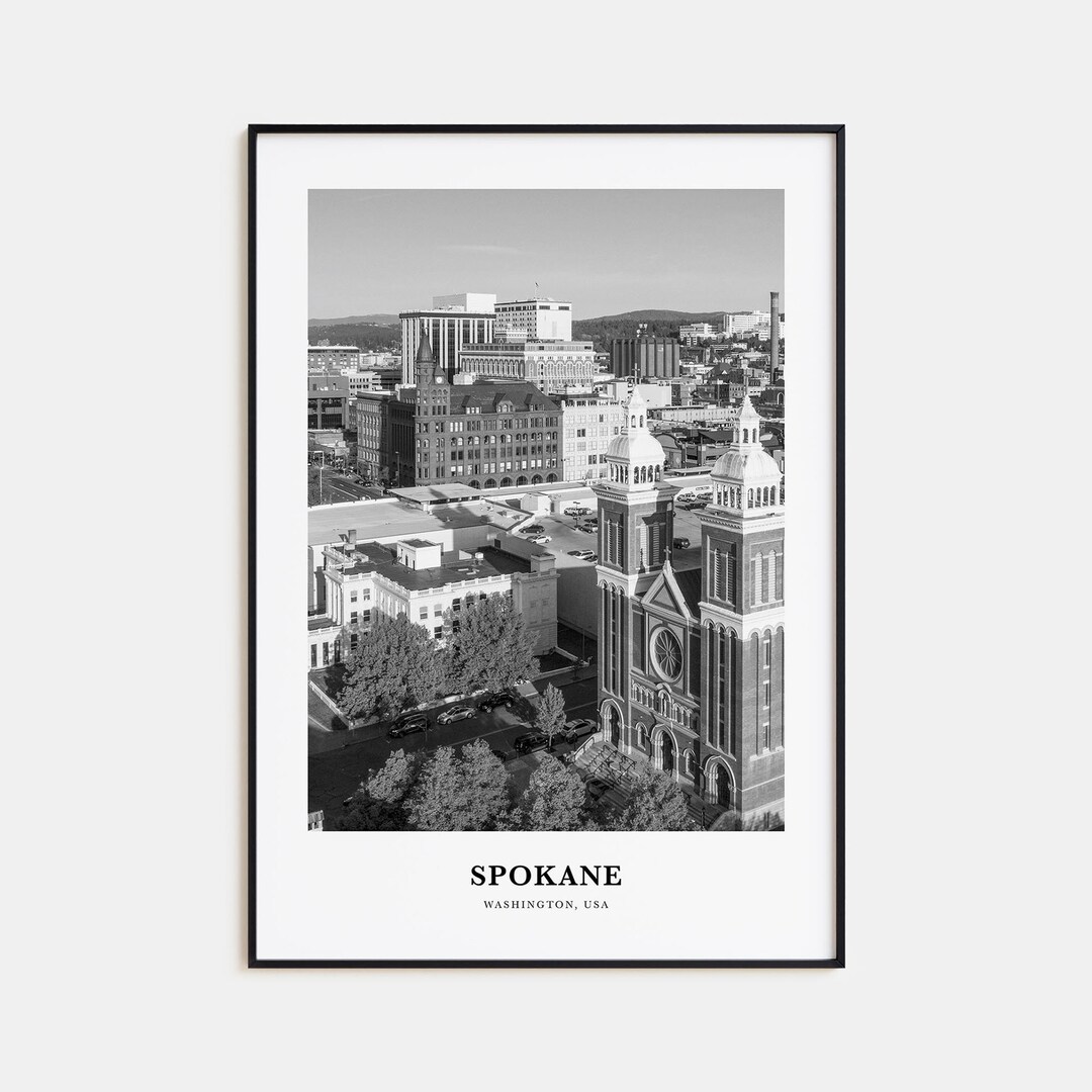 Spokane Wall Art No 2, Spokane Wall Decor, Spokane Poster, Spokane Home ...