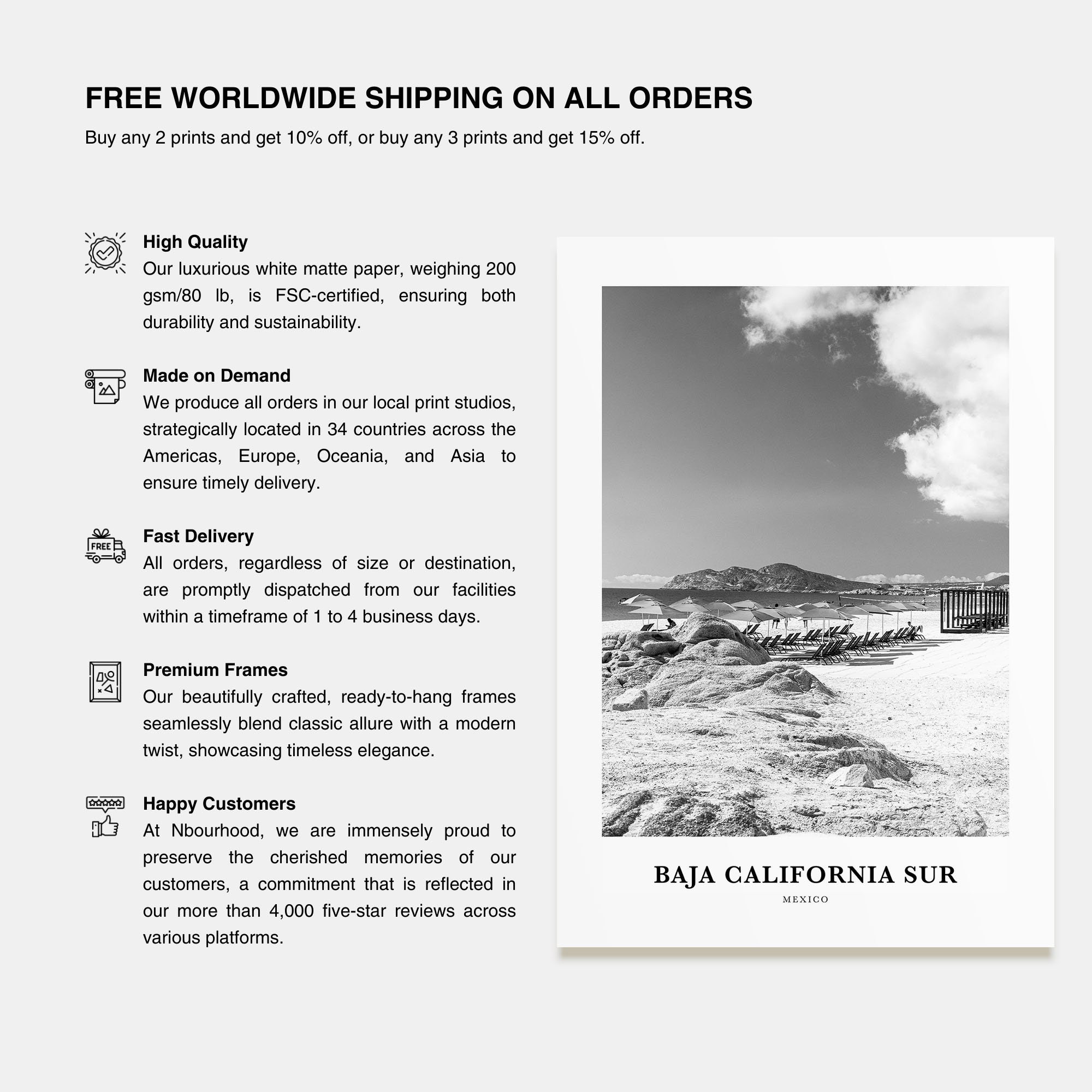 Baja California Sur Wall Art, Baja California Sur Wall Decor, Baja ...