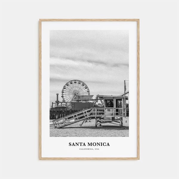 Santa Monica Poster - Etsy