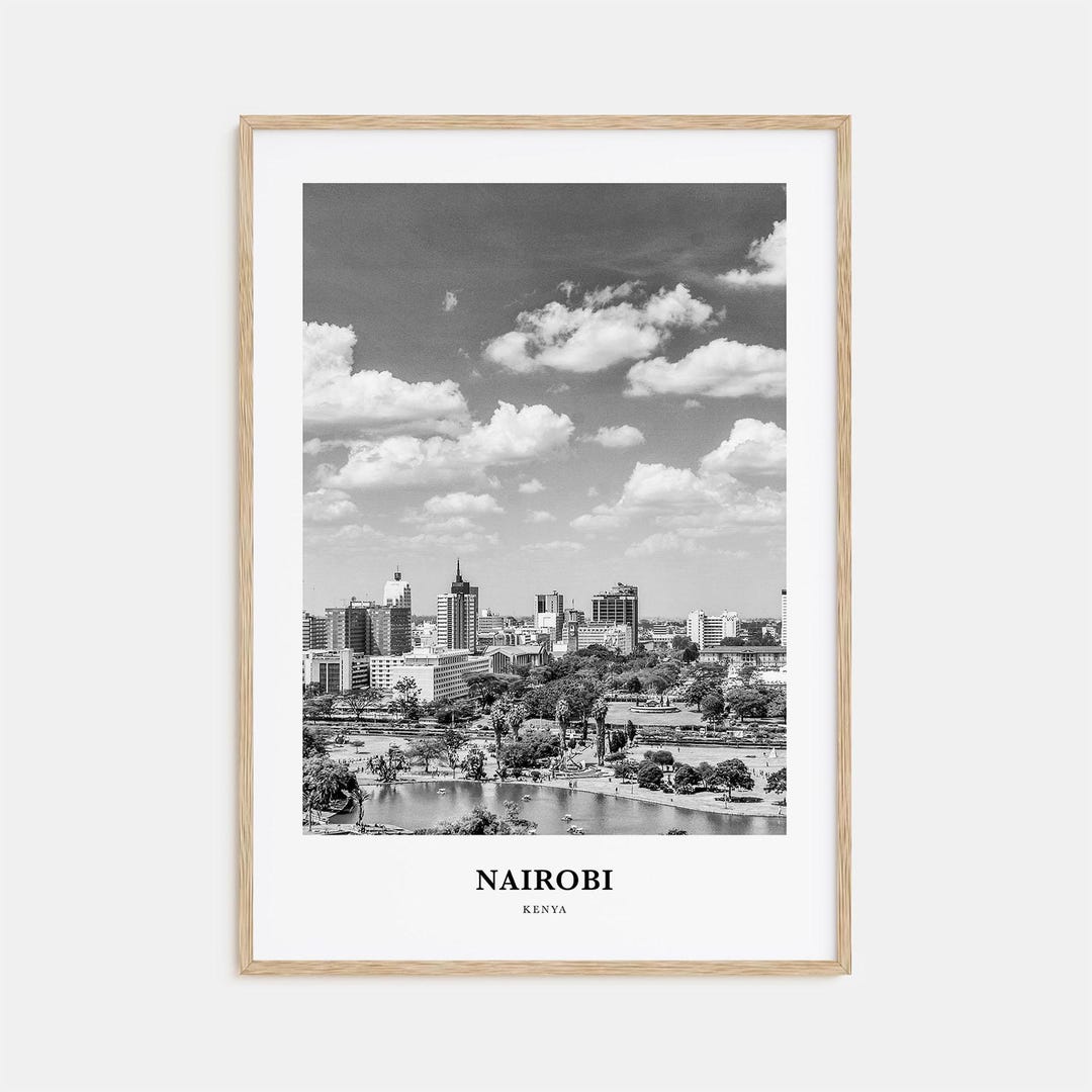 Nairobi Wall Art, Nairobi Wall Decor, Nairobi Poster, Nairobi Home ...