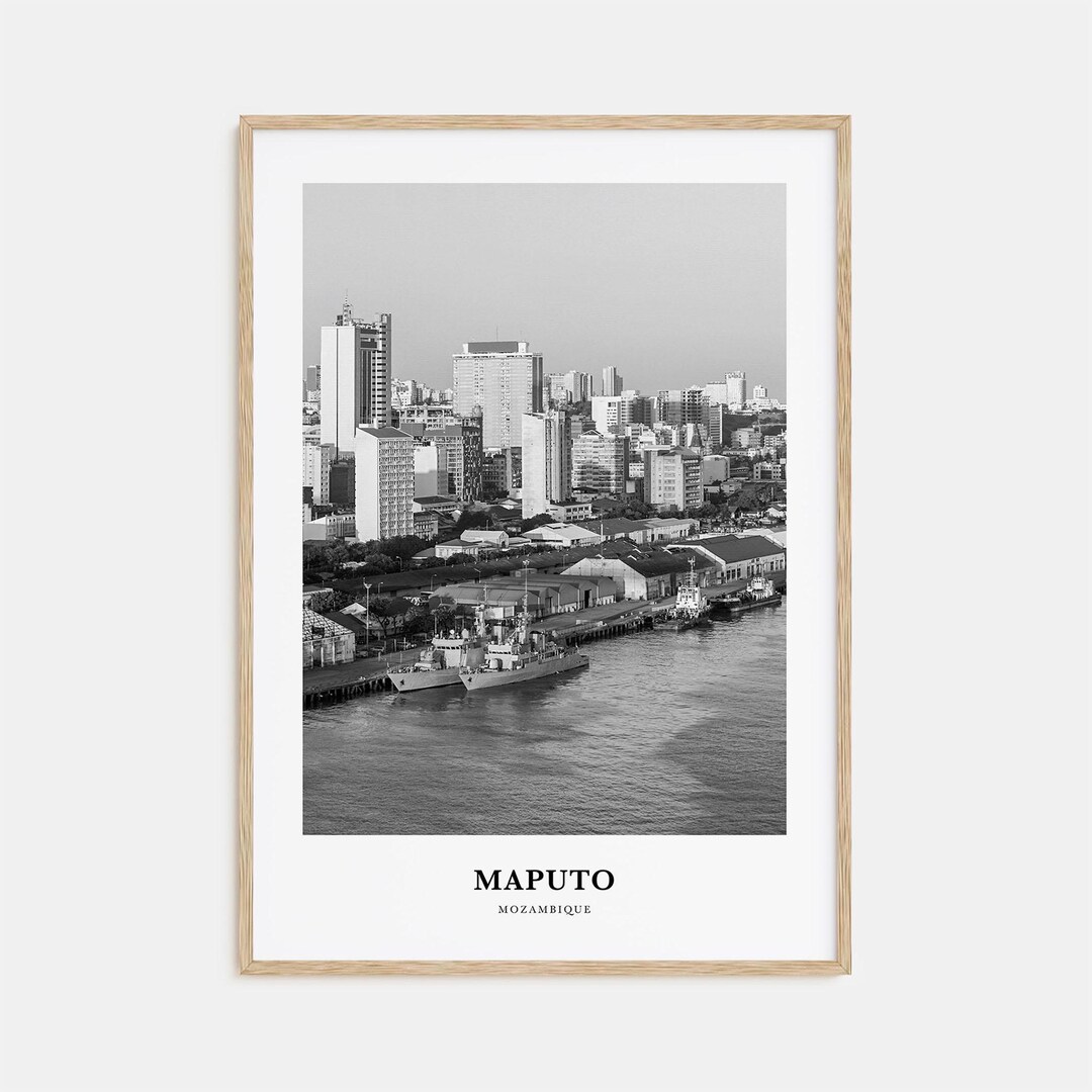 Maputo Wall Art, Maputo Wall Decor, Maputo Poster, Maputo Home Decor, Maputo Travel Gift, Maputo ...