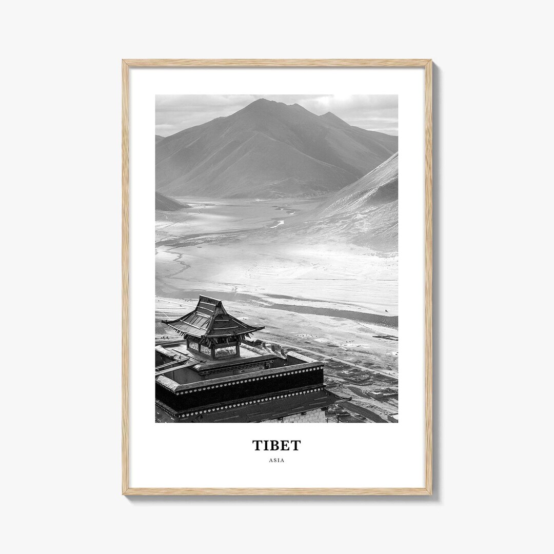 Tibet Wall Art, Tibet Wall Decor, Tibet Poster, Tibet Home Decor, Tibet Travel Gift, Tibet ...