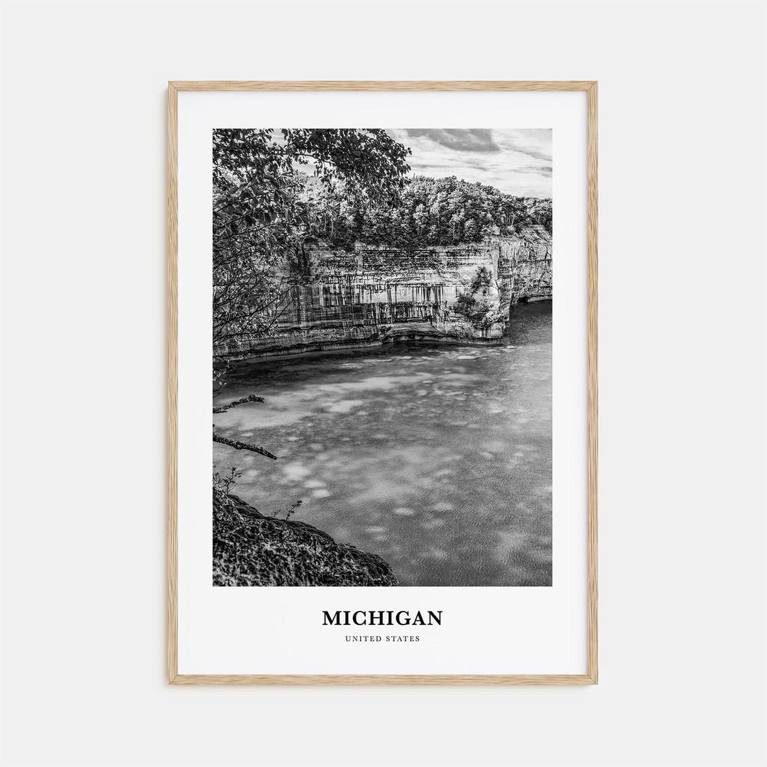 Michigan Wall Art No 3, Michigan Wall Decor, Michigan Poster, Michigan ...